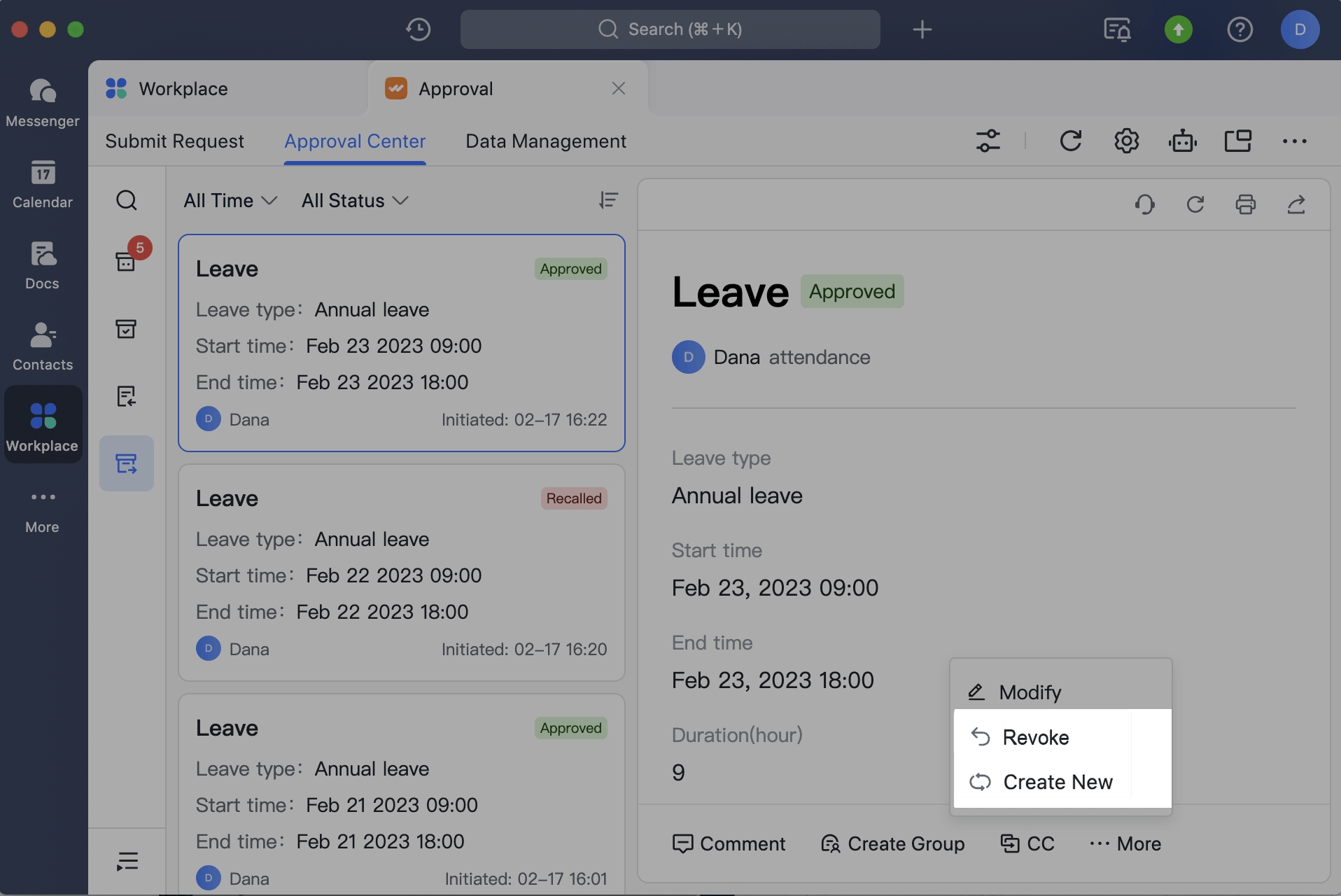 Feishu Approval user guide