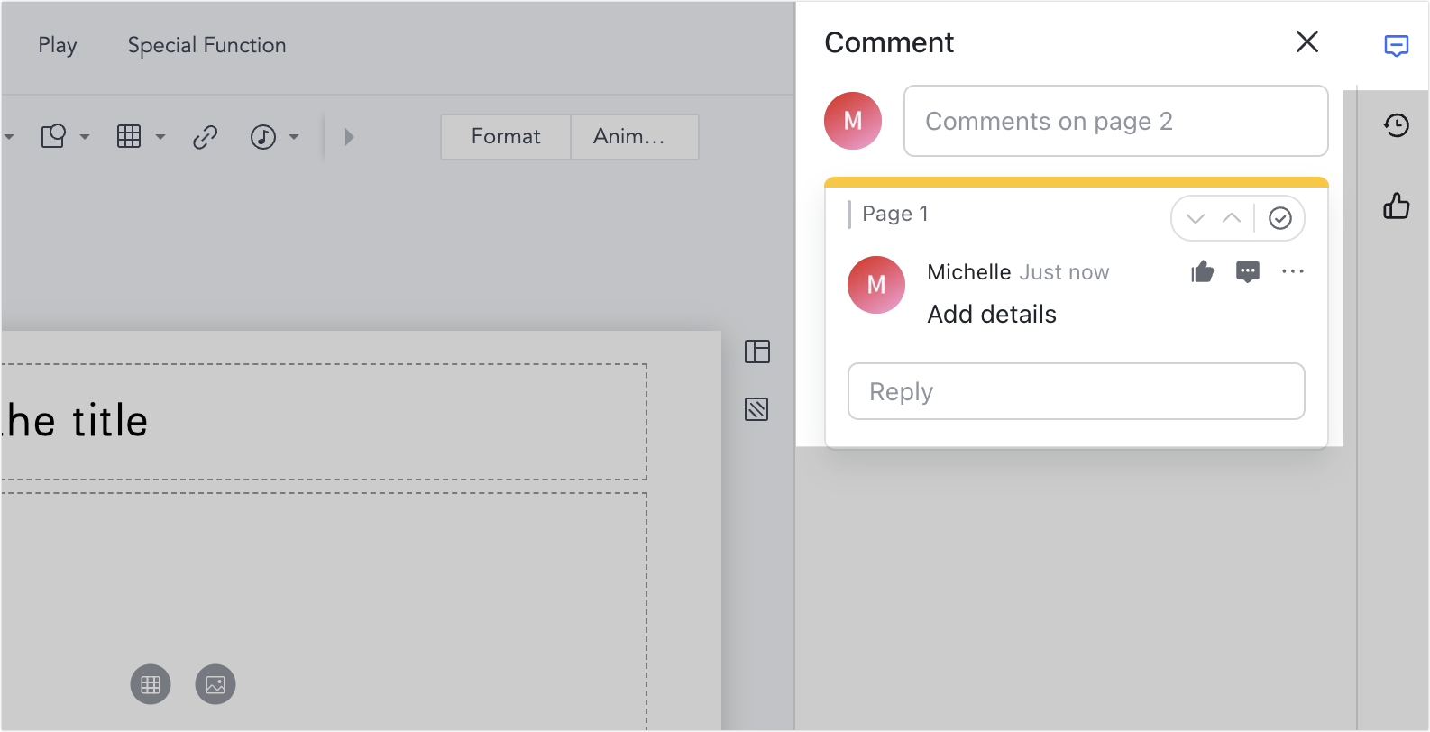 Create and manage WPS presentations