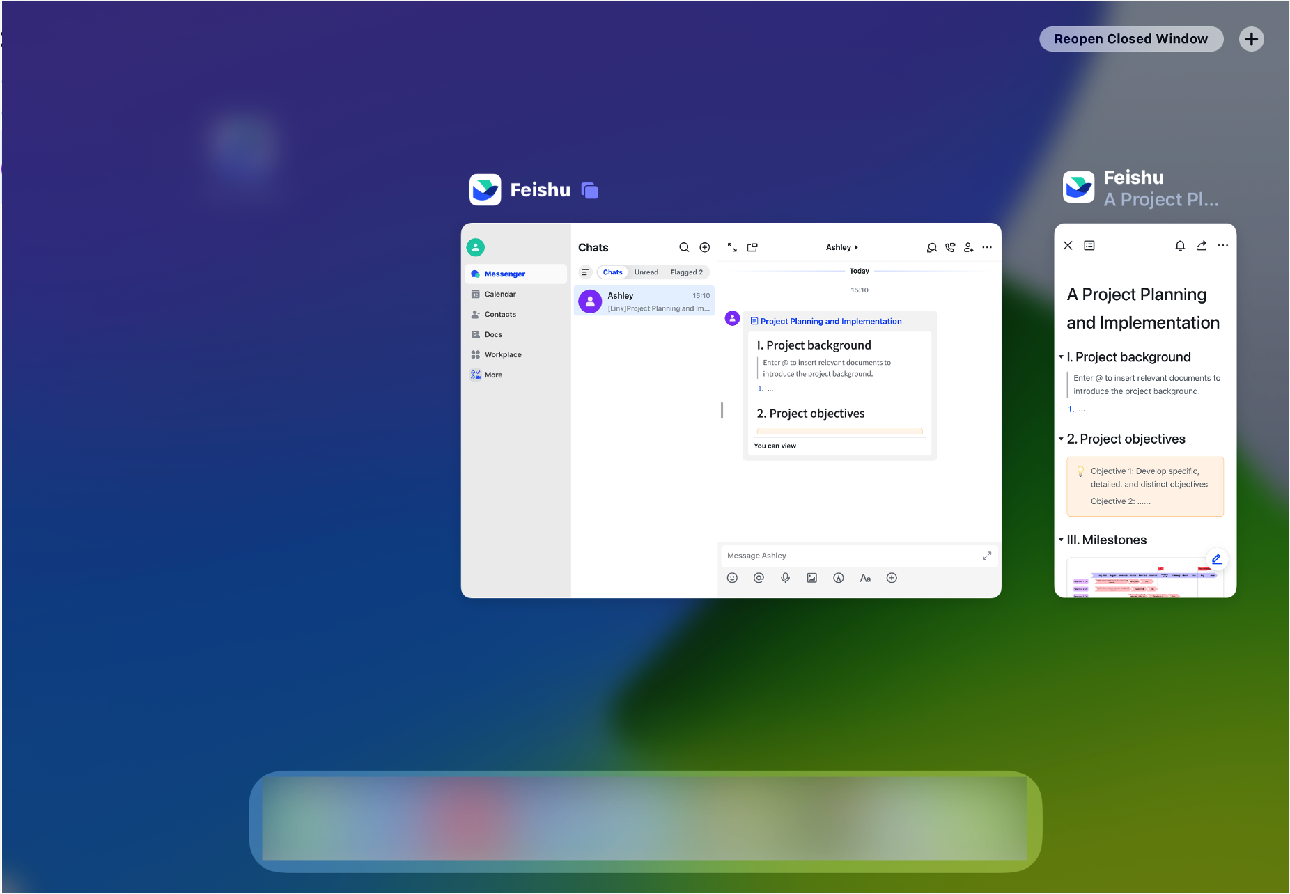 Open Multiple Windows On IPad