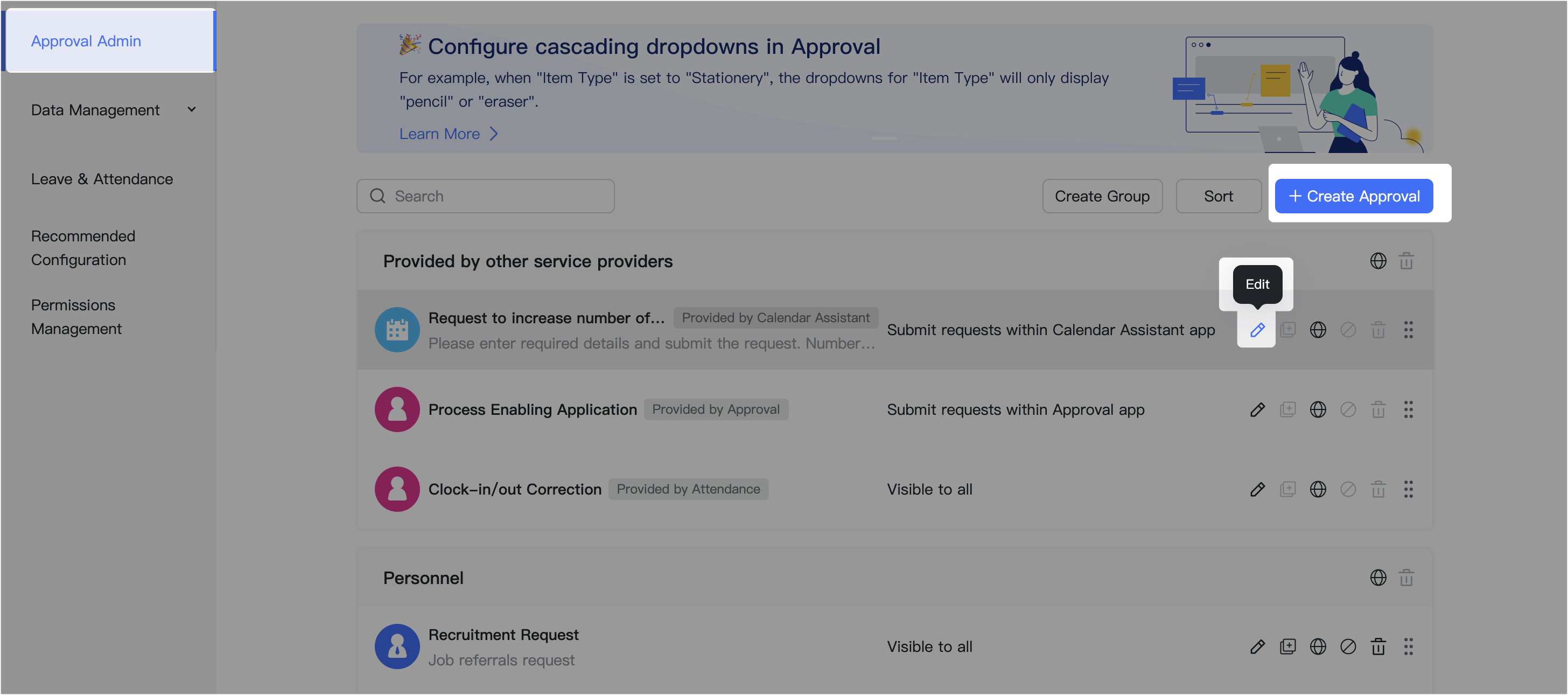 Admin | Set up print templates for approvals