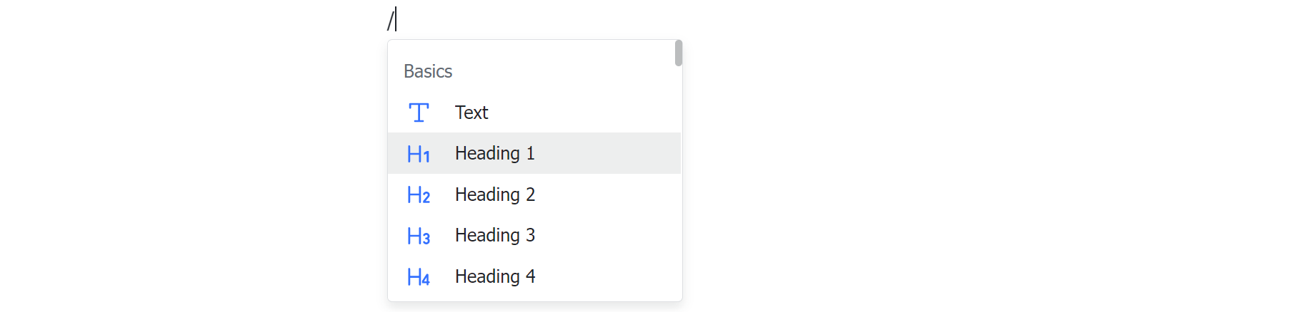 Use headings in Docs