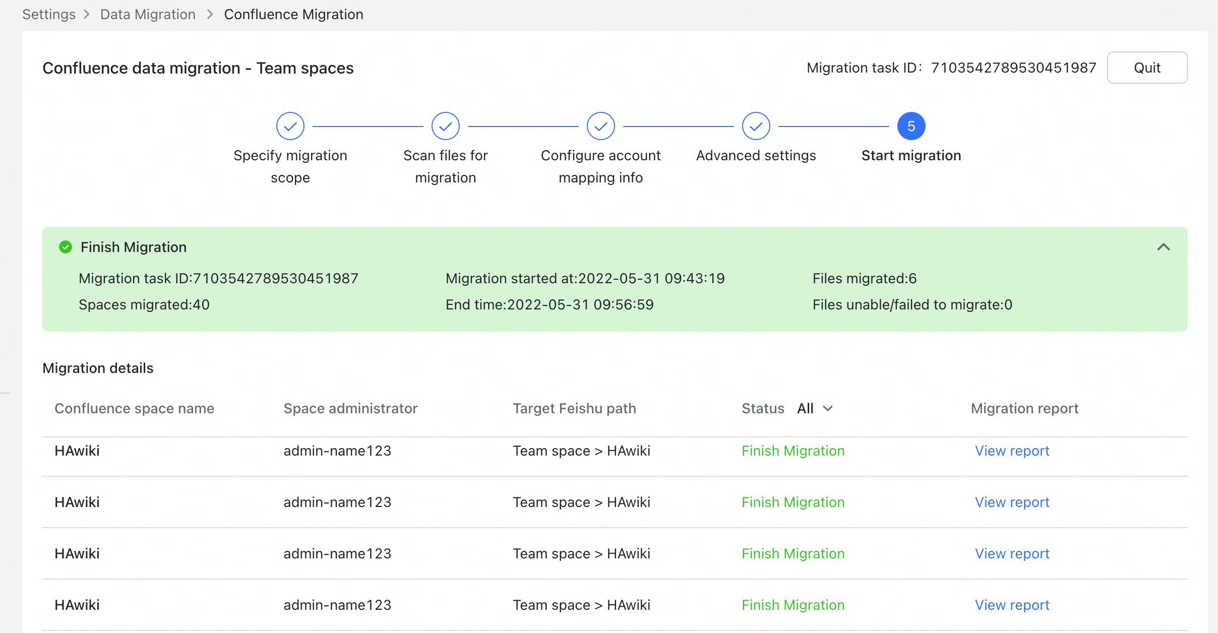 Migrate Confluence for Server to Wiki