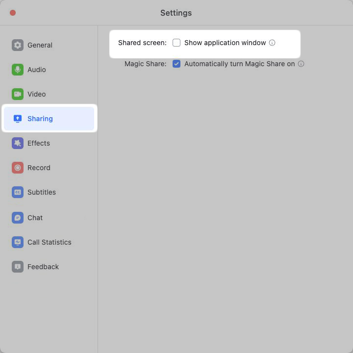 How to share your screen