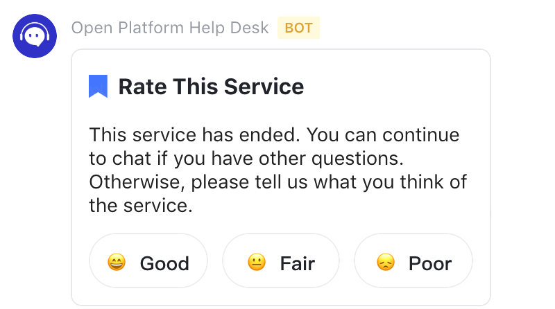 Configure Help Desk satisfaction surveys