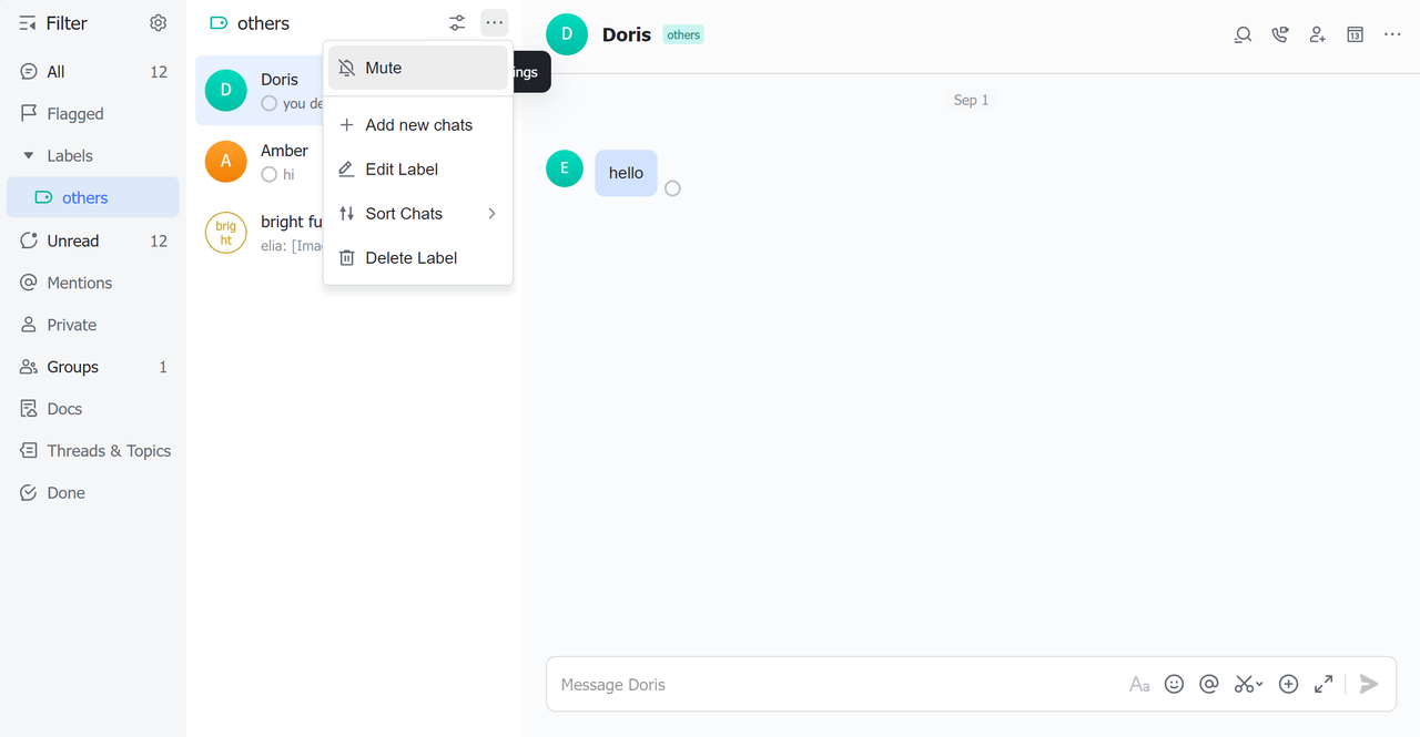 How to avoid being distracted by too many messages?