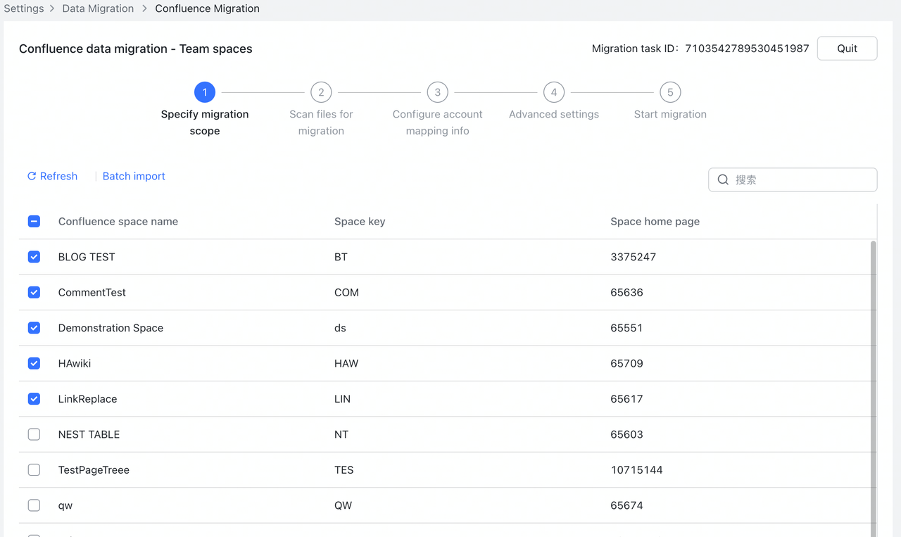 Migrate Confluence for Server to Wiki