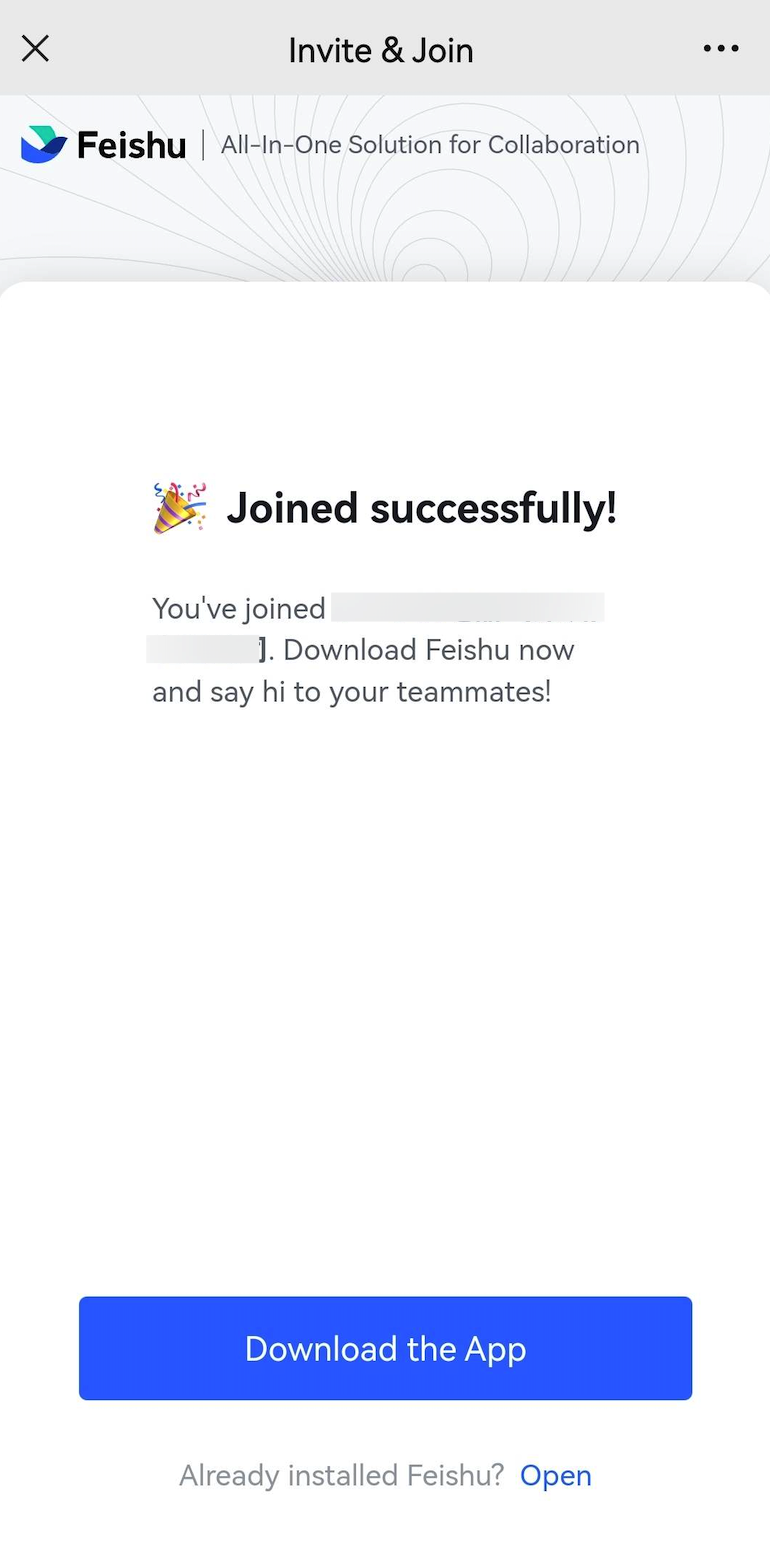 Use invite QR codes to join an organization