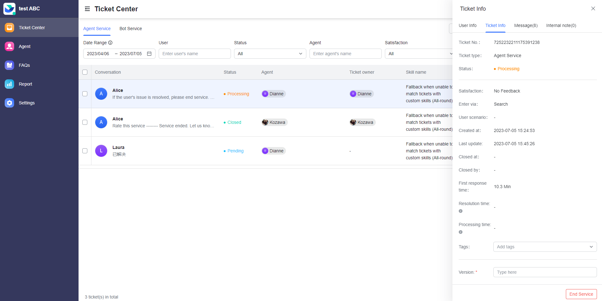 Define custom fields for Help Desk tickets