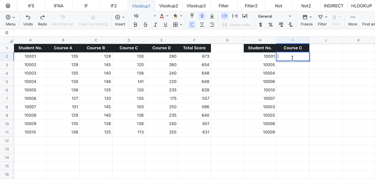 VLOOKUP Function