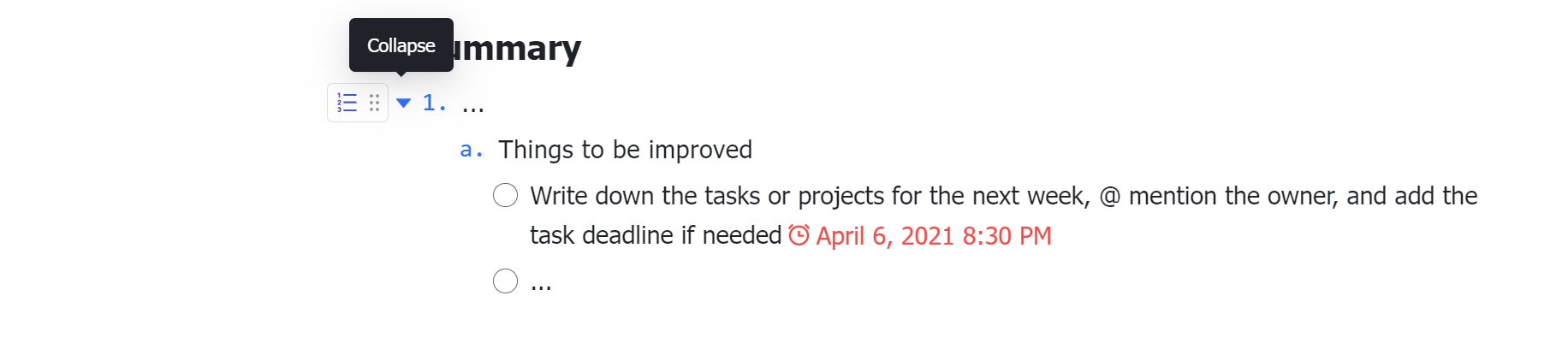 Indent content in Docs