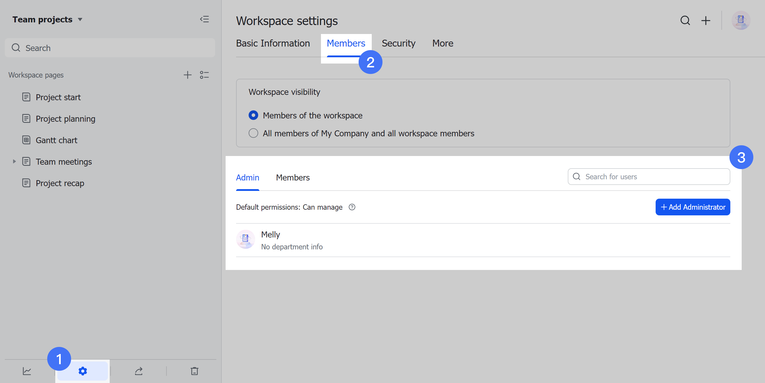 Add Wiki administrators