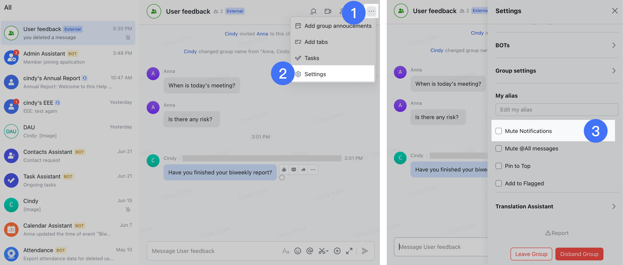 How to avoid being distracted by too many messages?