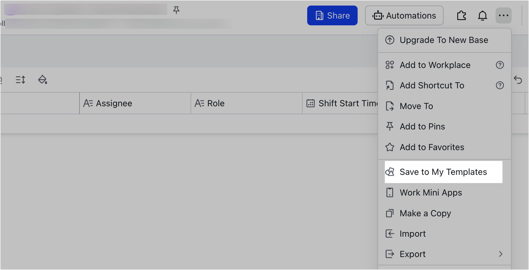 Use custom templates