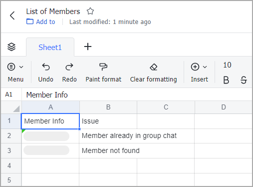 Batch import members to a group