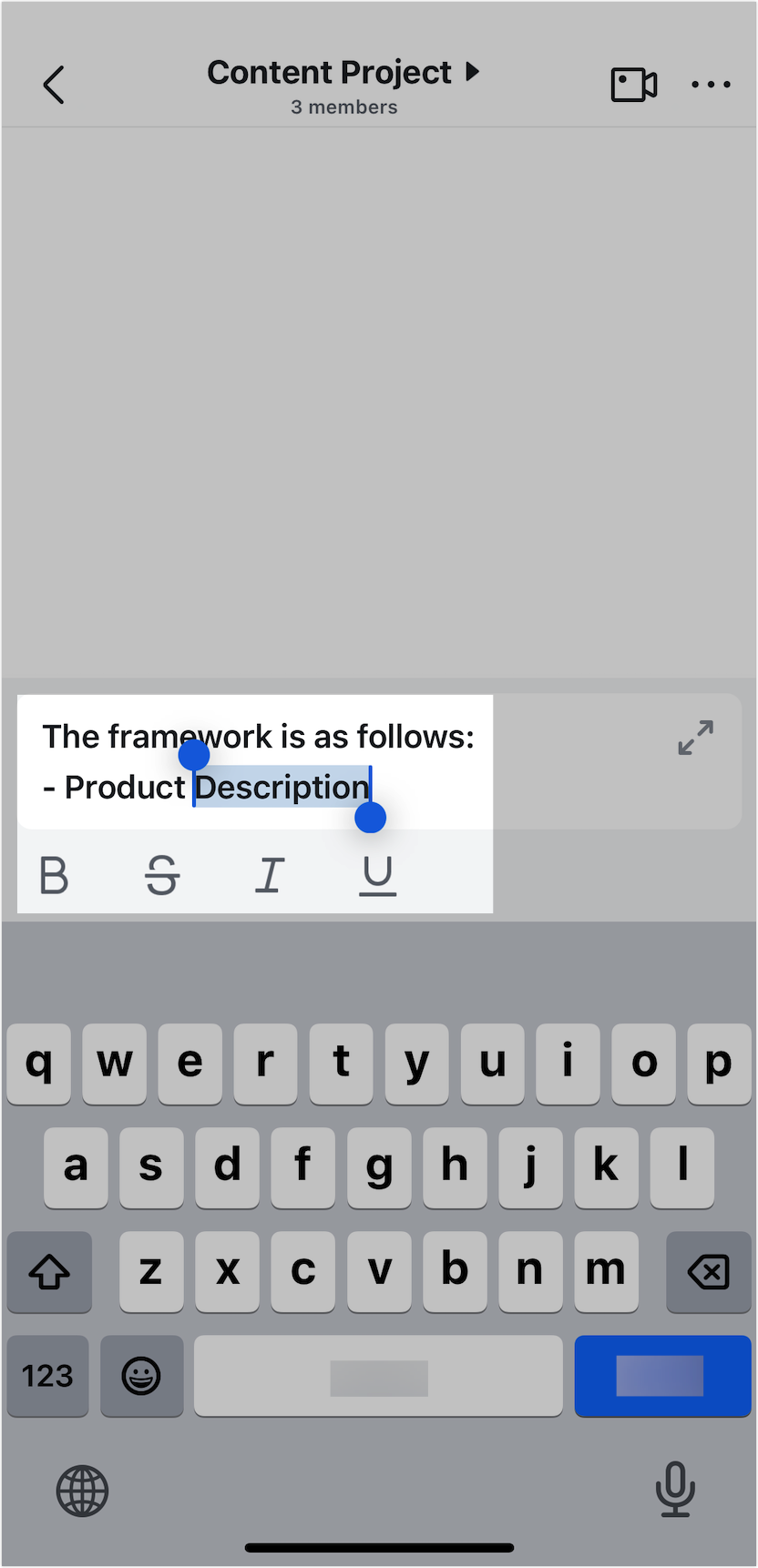 Edit the format of your messages