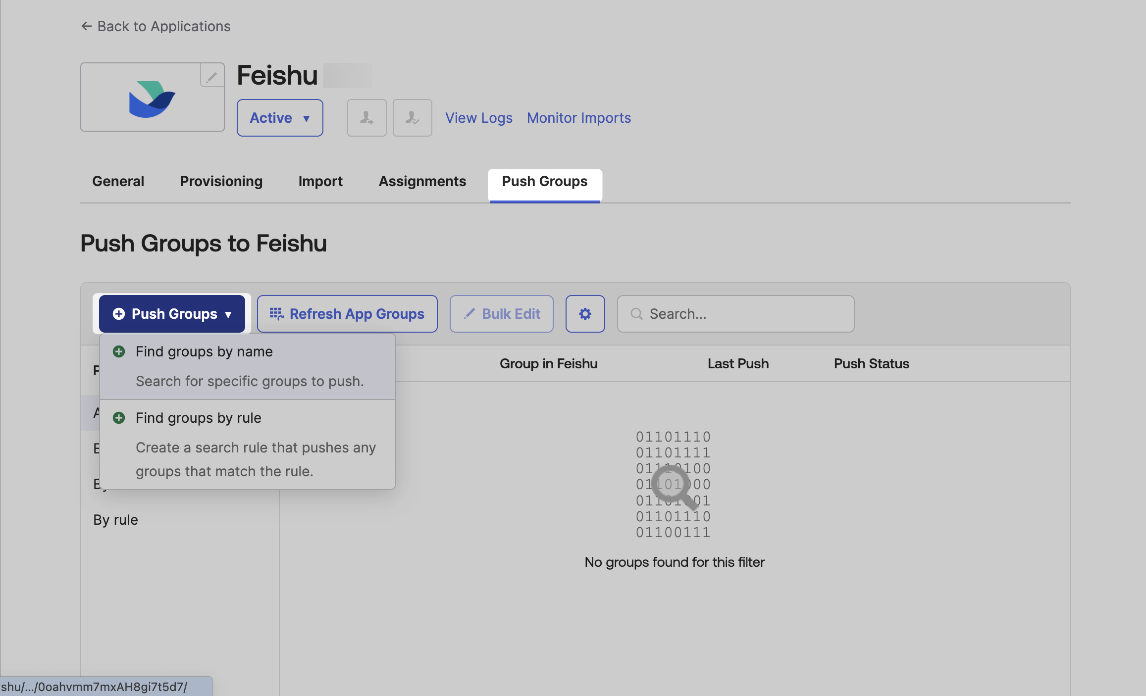 Admin | Sync user data from Okta to Feishu