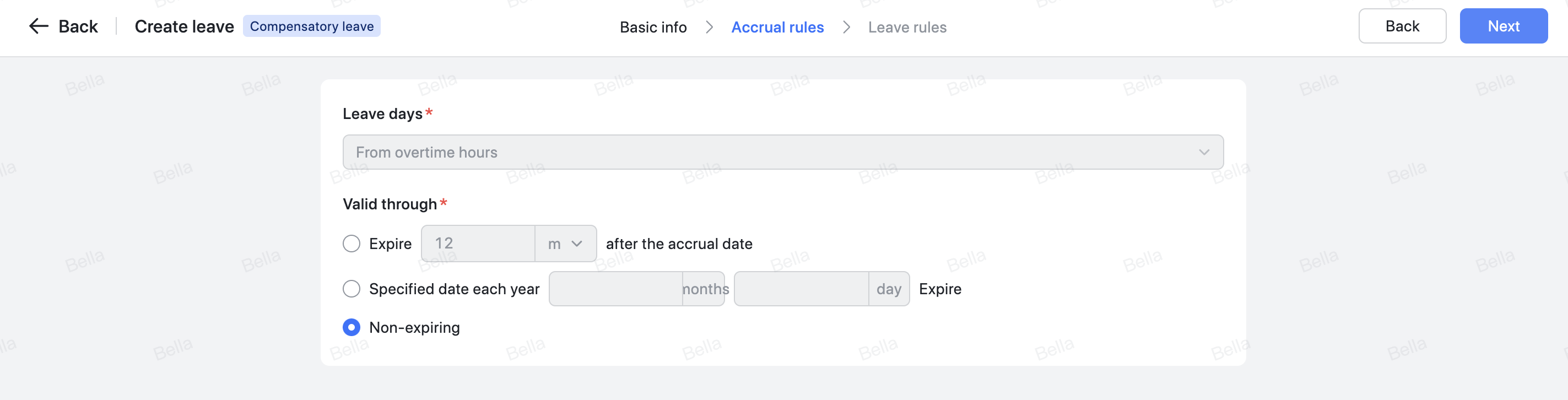 Admin | Set up and manage employee leave